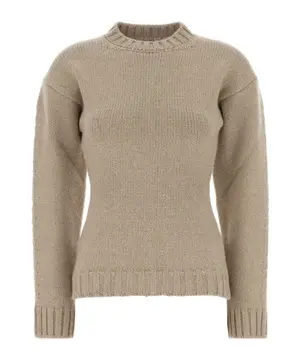 JIL SANDER Long Sleeved Jumper - Beige