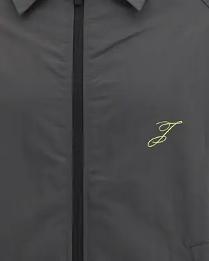Jacquemus Zip-up Windbreaker Jacket - Dark Gray
