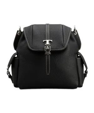 TOD'S T Timeless Buckle-fastening Backpack - Black