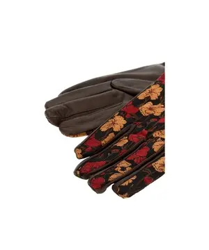 Dries Van Noten Floral Panel Gloves