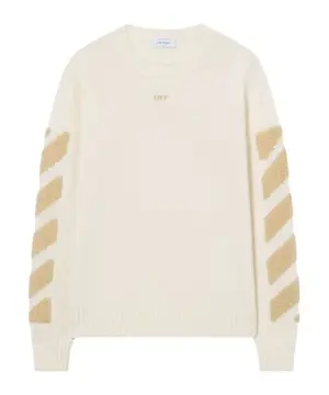 Off-White Diag Fuzzy-knit Sweater