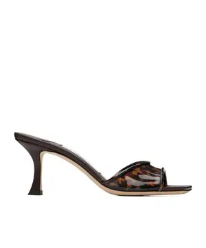 JIMMY CHOO Skye 70 High-heeled Sandals - Amber