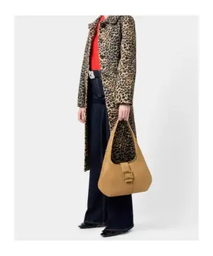ROGER VIVIER Belle Vivier Small Hobo Bag In Suede