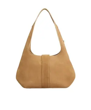 ROGER VIVIER Belle Vivier Small Hobo Bag In Suede