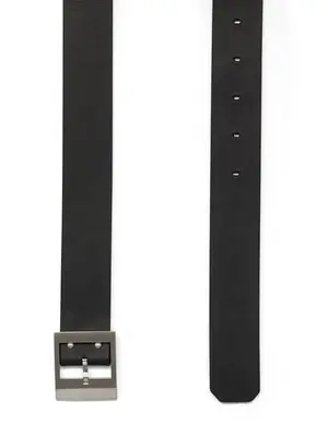 Rick Owens Square-buckle Leather Belt