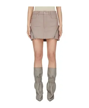 Rick Owens Belted Midi Skirt - Rosy