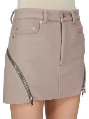Rick Owens Belted Midi Skirt