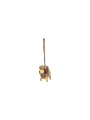 TOD'S Lion Keychain Charm