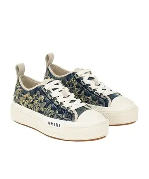 Amiri Denim Court Low-top Sneakers