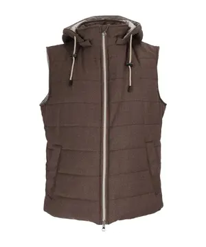 LUBIAM Sleeveless Vest - Brown