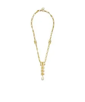 Dolce & Gabbana Logo-plaque Chain Necklace