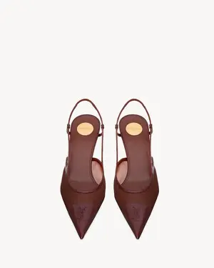 Saint Laurent Renee Mesh Open-toe High Heels