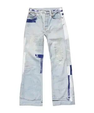Acne Studios Trompe L'oeil Tape Jeans - Light Blue