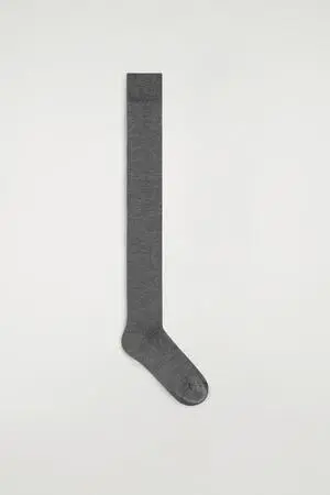 Cos Silk Knee Socks