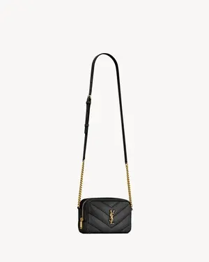 Saint Laurent Loulou Mini Camera Bag In Lambskin