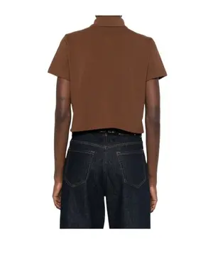 Saint Laurent Le Cassandre Polo Shirt - Caramel Color
