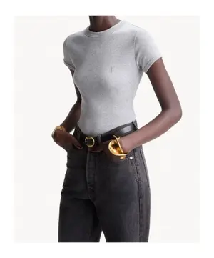 Saint Laurent Cassandre Fitted T-shirt