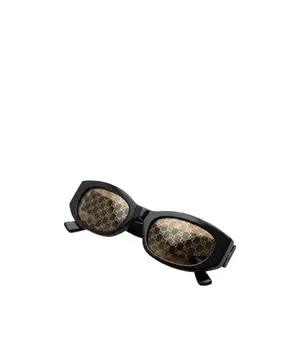 Gucci Rectangular Frame Sunglasses - Black