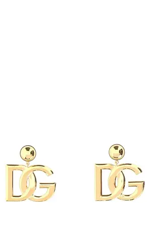 Dolce & Gabbana Oversize Logo Clip-on Earrings