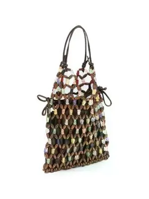 Staud Karla Bead-embellishment Shoulder Bag