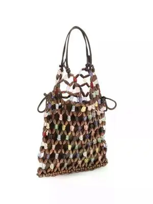 Staud Karla Bead-embellishment Shoulder Bag