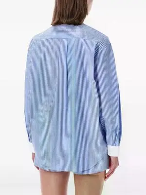 SPORTY & RICH Striped Cotton Shirt