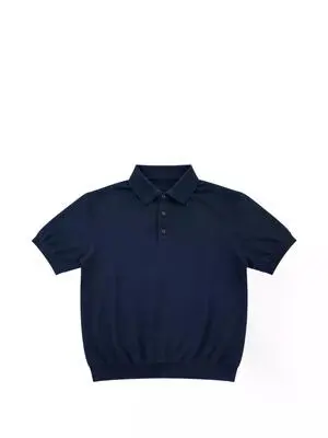 HERITAGE Short-sleeve Polo Shirt - Blue