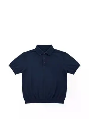 HERITAGE Short-sleeve Polo Shirt - Blue
