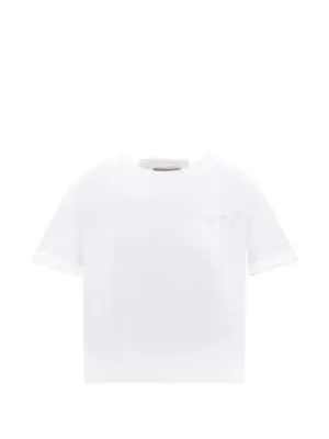 TWINSET Embroidered Logo Patch T-shirt - White
