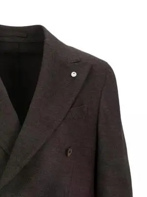 L.B.M. 1911 Double-breasted Peak-lapel Blazer