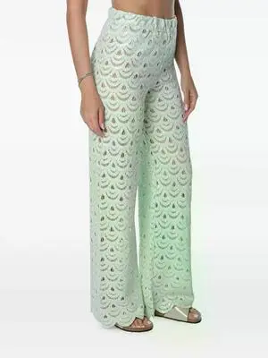 MC2 SAINT BARTH Inez Crochet Sequin-embellished Trousers