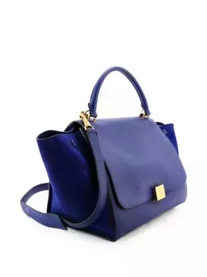 Celine Trapeze Bag Leather Medium Satchel