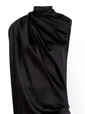 HEIRLOME Kate Draped Asymmetric Midi Dress
