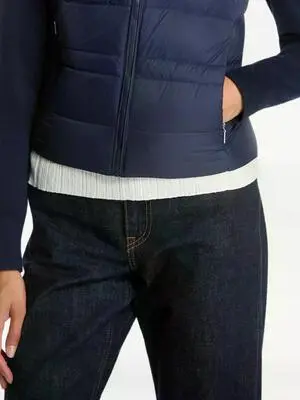 Tommy Hilfiger Quilted Knit-sleeve Jacket
