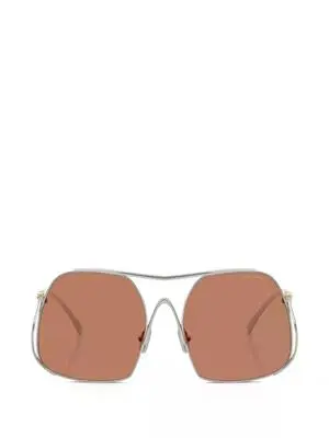 Miu Miu Square-frame Sunglasses - Silver