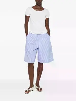THE FRANKIE SHOP Striped Elasticated-waistband Shorts