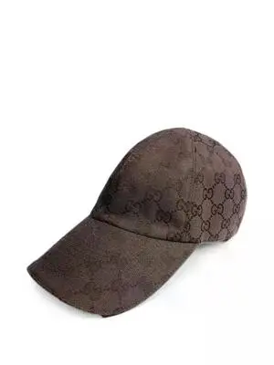 Gucci Gg Canvas Cap - Brown