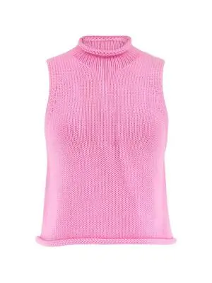 Sablyn Giada Roll-neck Tank Top