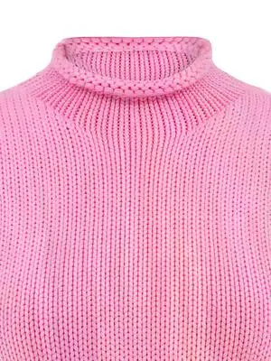 Sablyn Giada Roll-neck Tank Top - Pink