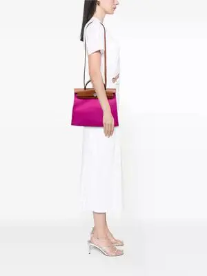 Hermès 2018 Herbag Zip 31 Satchel - Pink