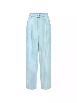Iceberg Pinstripe Belted Trousers