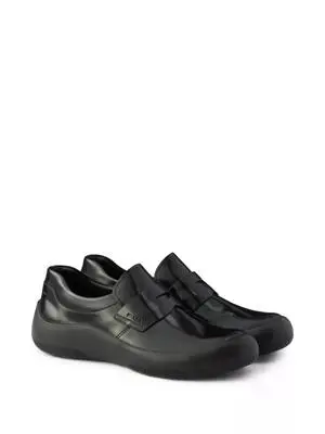 Prada Brushed Leather Loafers