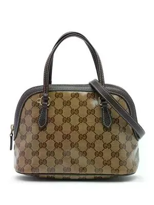 Gucci 2016-2026 Mini Gg Crystal Dome Satchel - Neutrals