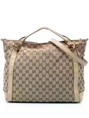 Gucci 2016-2026 Gg Canvas Miss Gg Satchel - Neutrals