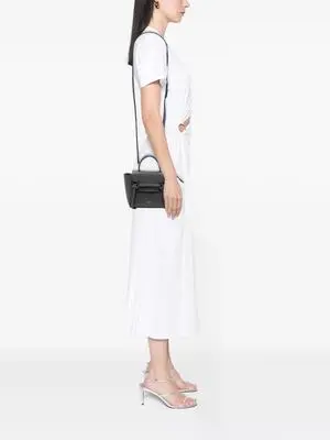 Celine Pico Grained Calfskin Belt Bag Satchel - Grey