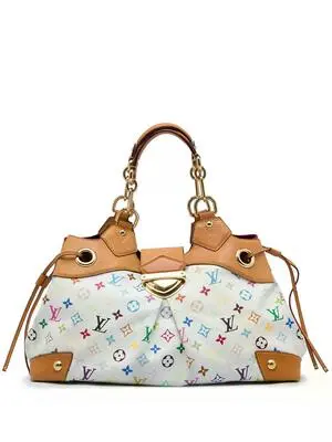 LOUIS VUITTON 1990-2020 Monogram Multicolore Ursula Handbag - White