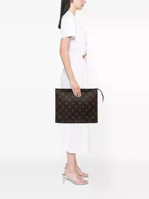 LOUIS VUITTON Monogram Canvas Toiletry Pouch 26 Clutch Bag - Brown