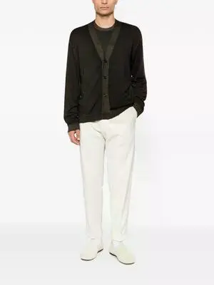 Emporio Armani V-neck Virgin Wool Cardigan