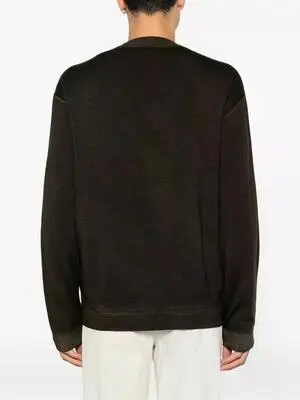 Emporio Armani V-neck Virgin Wool Cardigan