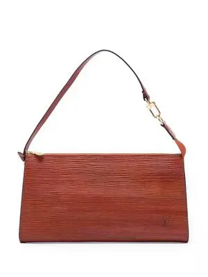 LOUIS VUITTON 1999 Epi Pochette Accessoires Shoulder Bag - Brown